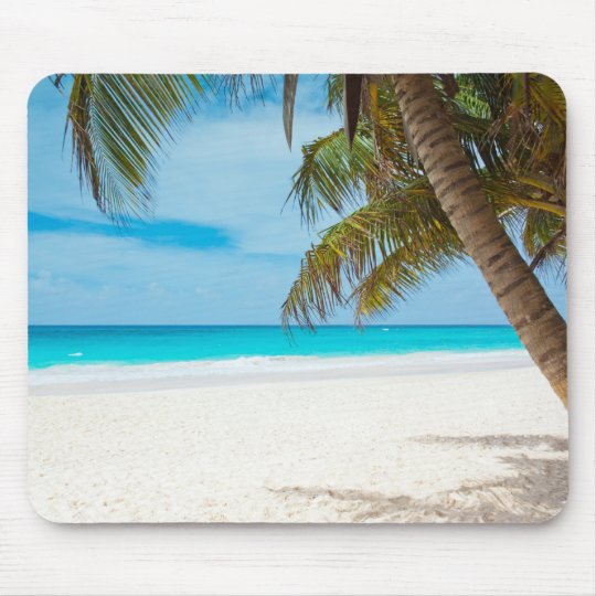 Tropical Paradise Beach Mouse Pad | Zazzle.com