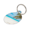 Tropical Paradise Beach Pet Tag | Zazzle