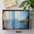 Tropical Paradise Beach Tissue Paper | Zazzle