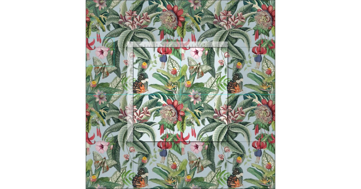 Tropical Paradise Fabric | Zazzle