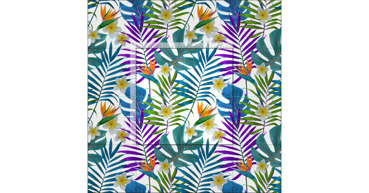 Tropical Paradise Fabric | Zazzle