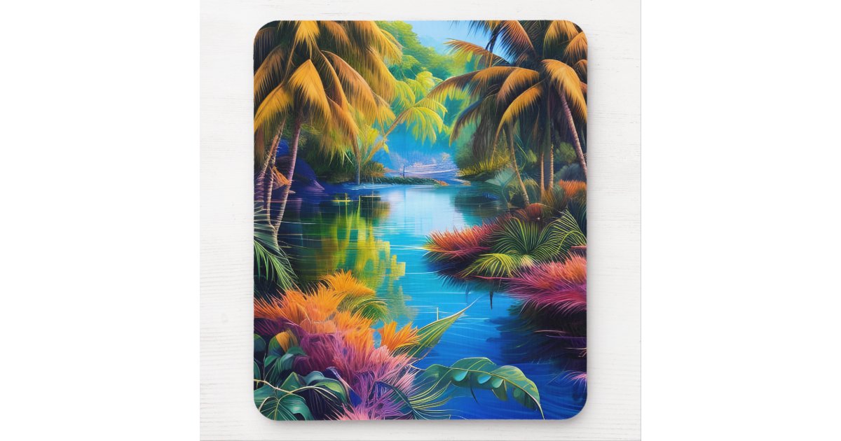 Tropical Paradise II Mouse Pad | Zazzle