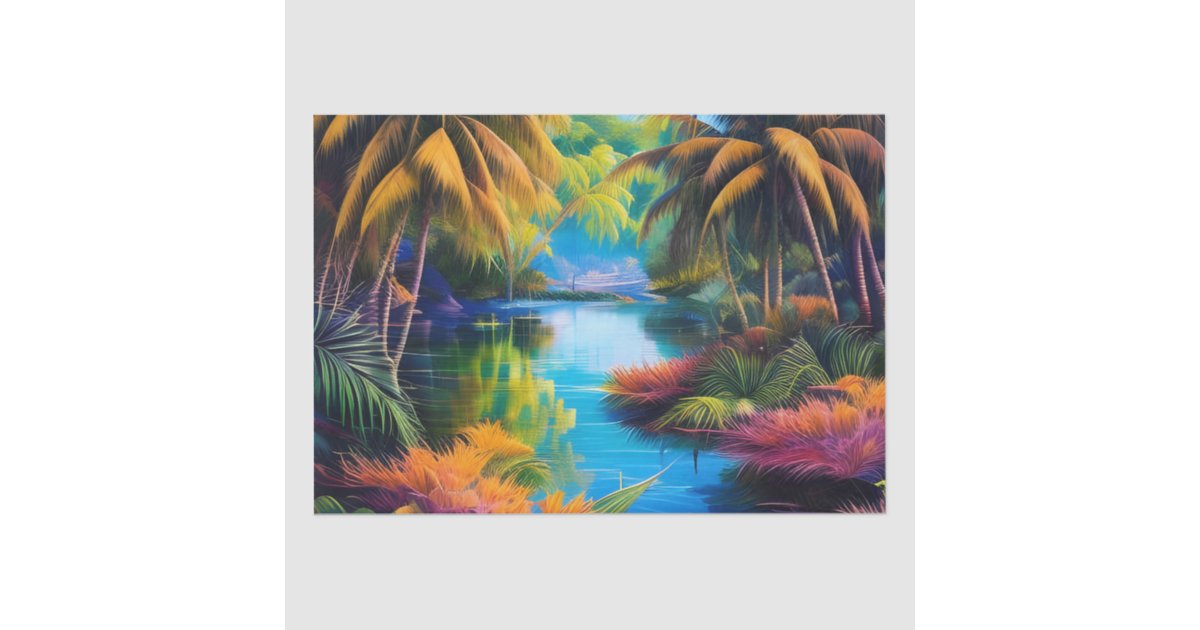 Tropical Paradise II Tissue Paper | Zazzle