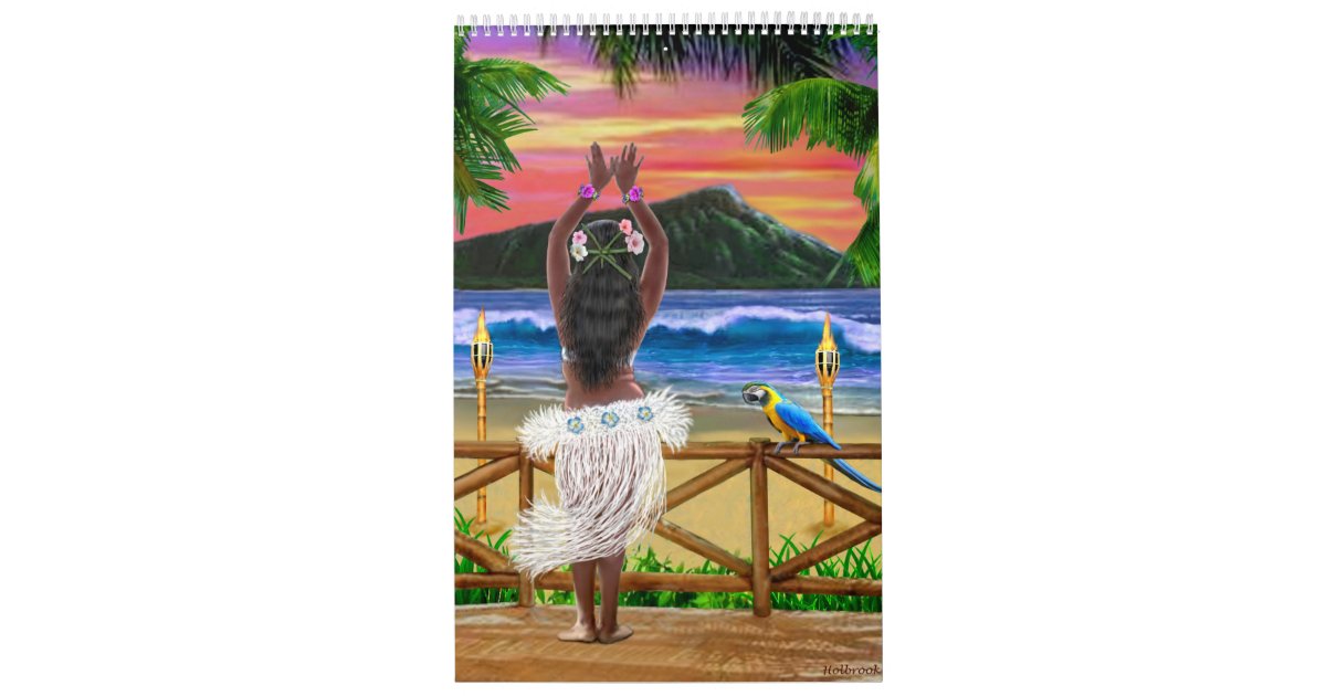 TROPICAL PARADISE ISLANDS CALENDAR | Zazzle