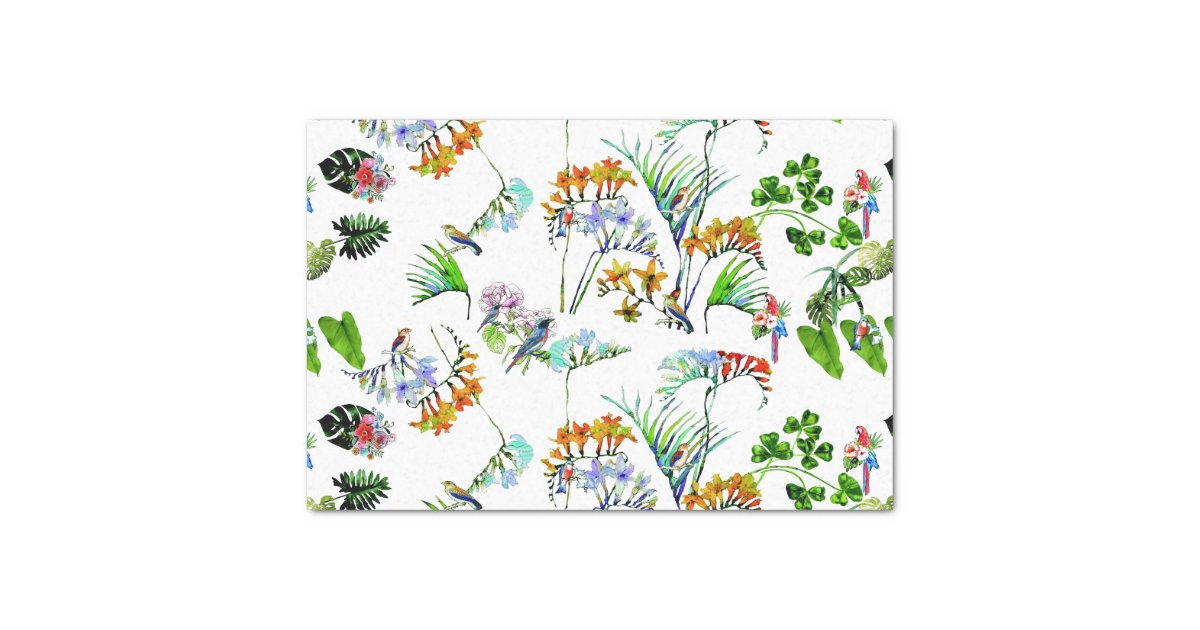 Tropical Paradise Tissue Paper | Zazzle