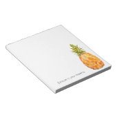Tropical Pineapple Personalized Notepad | Zazzle