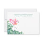 Tropical Pink Flamingo Personalized Stationery Note Card | Zazzle
