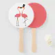 Tropical Pink Flamingo Wedding Bridal Shower Party Hand Fan | Zazzle