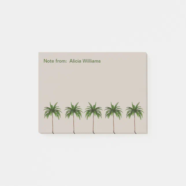 Tropical Professional Communication Post-it Notes | Zazzle