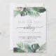 Tropical Rustic Summer Save the Date Holiday Card | Zazzle