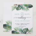 Tropical Rustic Summer Save the Date Holiday Card | Zazzle