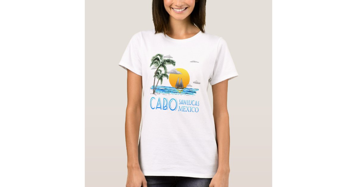 Tropical Sailing Cabo San Lucas Mexico T-Shirt | Zazzle