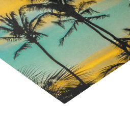 Tropical Scene at Sunset Time Tissue Paper | Zazzle