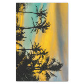 Tropical Scene at Sunset Time Tissue Paper | Zazzle