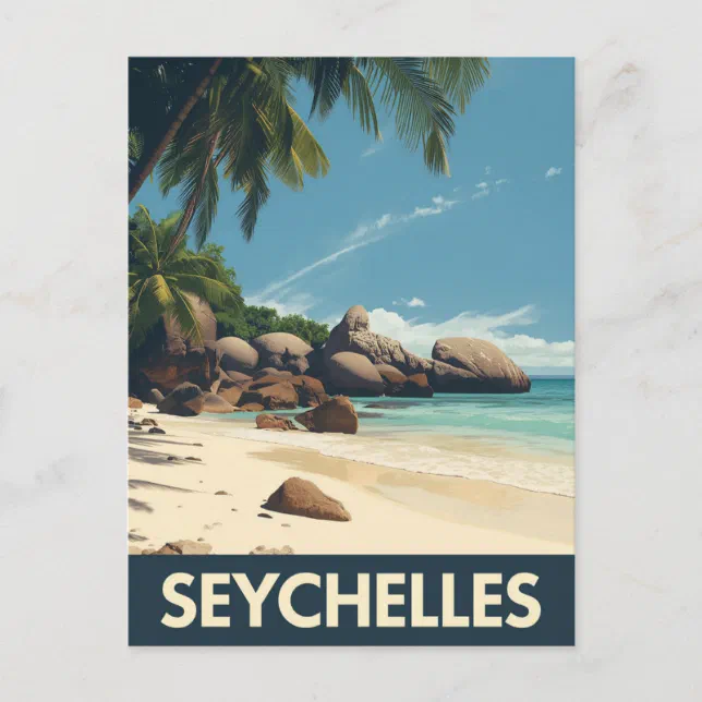 Tropical Seychelles Postcard | Zazzle