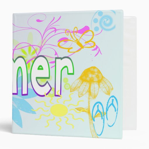 Tropical Summer Binder | Zazzle