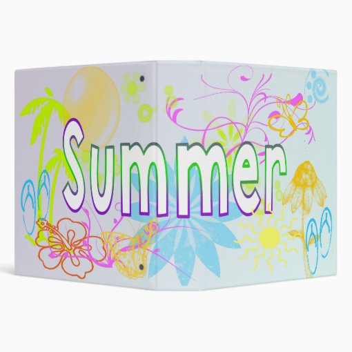 Tropical Summer Binder | Zazzle