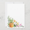 Tropical Summer Floral Thank You Card | Zazzle
