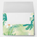 Tropical summer palm trees envelope | Zazzle