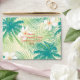 Tropical summer palm trees envelope | Zazzle