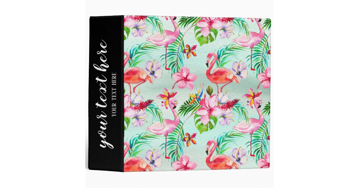 Tropical Summer pattern 3 Ring Binder | Zazzle.com