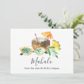 Tropical Summer Thank You Card | Zazzle