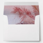 Tropical Palm Tree Wedding Invitation Envelope | Zazzle.com