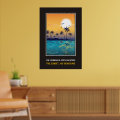 Tropical sunset with quote motivational print | Zazzle