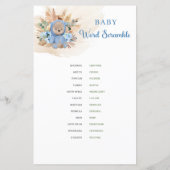 Tropical teddy bear dred palm Baby Word Scramble | Zazzle