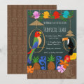Tropical Tiki Party Initation Invitation | Zazzle