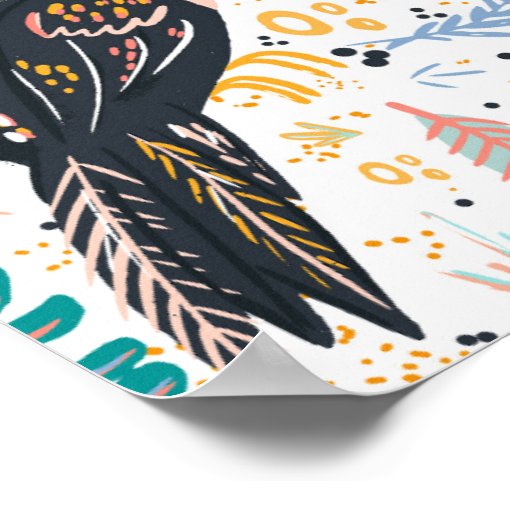 Tropical Toucan Poster | Zazzle