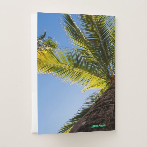 Tropical Travel Pocket Folder | Zazzle