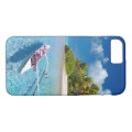 Tropical Turquoise Beach Boat Island Case-Mate iPhone Case | Zazzle
