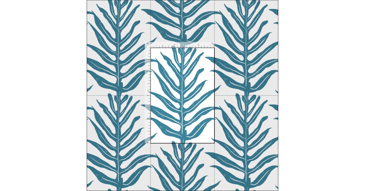 Tropical wart fern lauae fern leaf pattern fabric | Zazzle
