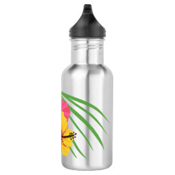 Tropical Water Bottle | Zazzle