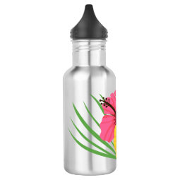 Tropical Water Bottle | Zazzle