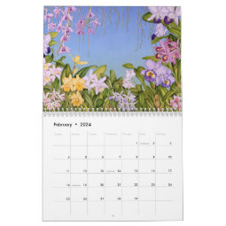 Tropical Watercolors Calendar | Zazzle