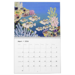 Tropical Watercolors Calendar | Zazzle