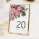 Tropical Wedding Table Number | Zazzle