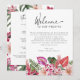 Tropical Wedding Welcome Letter | Zazzle