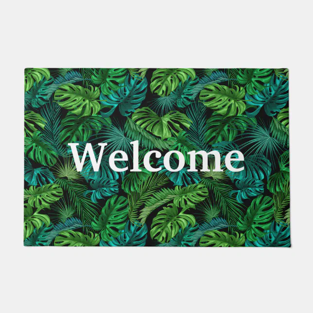 Tropical Welcome Doormat | Zazzle