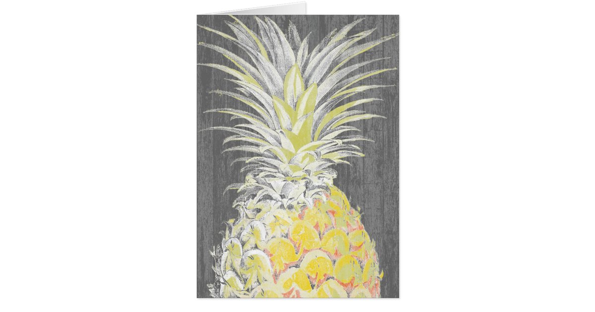 Tropical Yellow Pinneapple | Zazzle