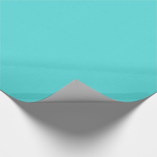 TROPICS SOLID TEAL BLUE BACKGROUNDS WALLPAPERS TEM WRAPPING PAPER | Zazzle