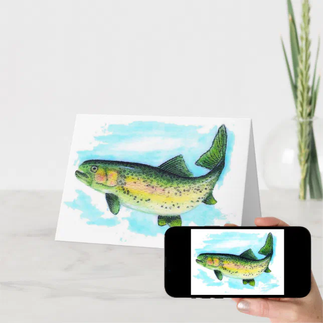 Trout Birthday Card | Zazzle
