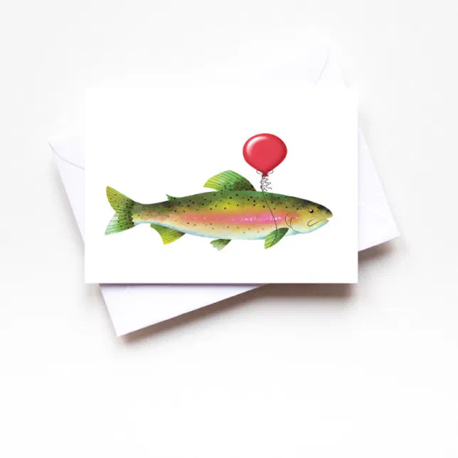 Trout Fish His Dad Birthday Greeting Card | Zazzle
