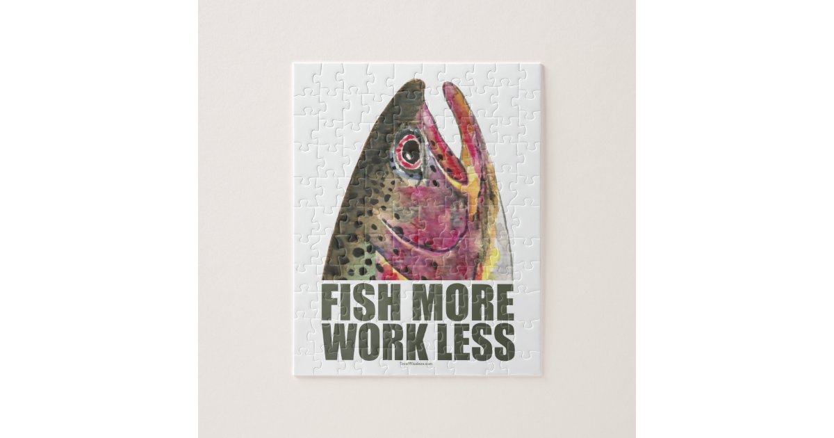 Trout Fishing Jigsaw Puzzle | Zazzle