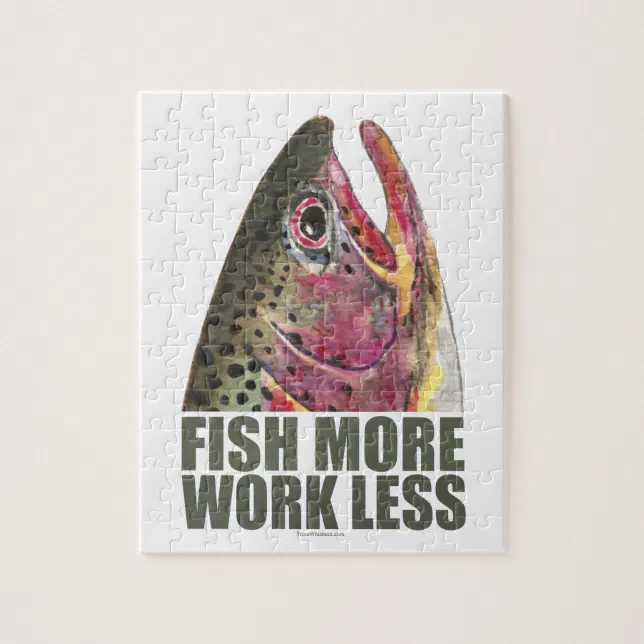 Trout Fishing Jigsaw Puzzle | Zazzle