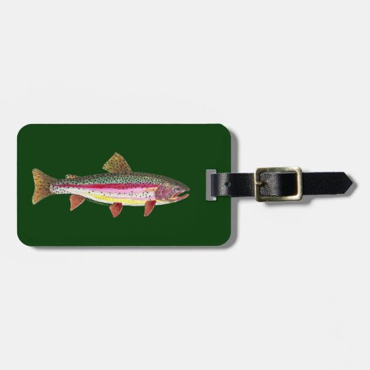 Trout Fishing Luggage Tag | Zazzle.com