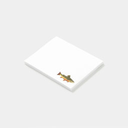 Trout Fishing Post-it Notes | Zazzle