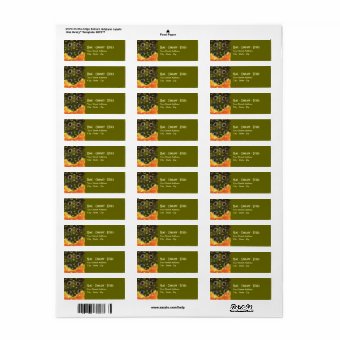 Trout Fly Fishing Label | Zazzle